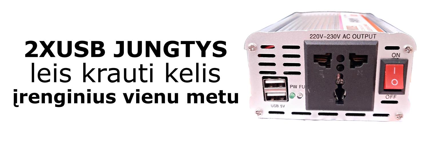 Inverteris PI 12/220V/1500 W