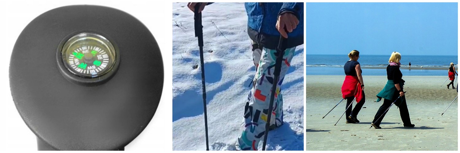 Trekingo lazdos Trizand su priedais