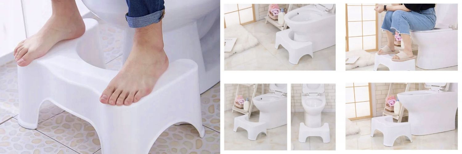 Laiptelis-pakyla tualetui RH01, baltas