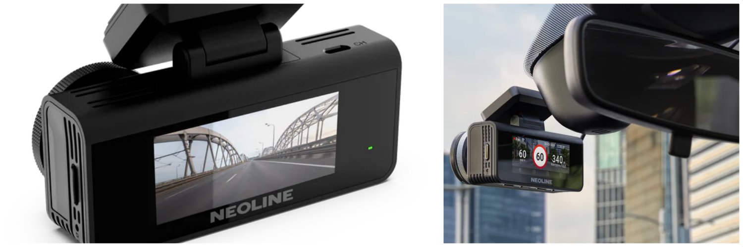 Vaizdo registratorius Neoline Argus 4K Wi-Fi DUAL su GPS duomenų baze